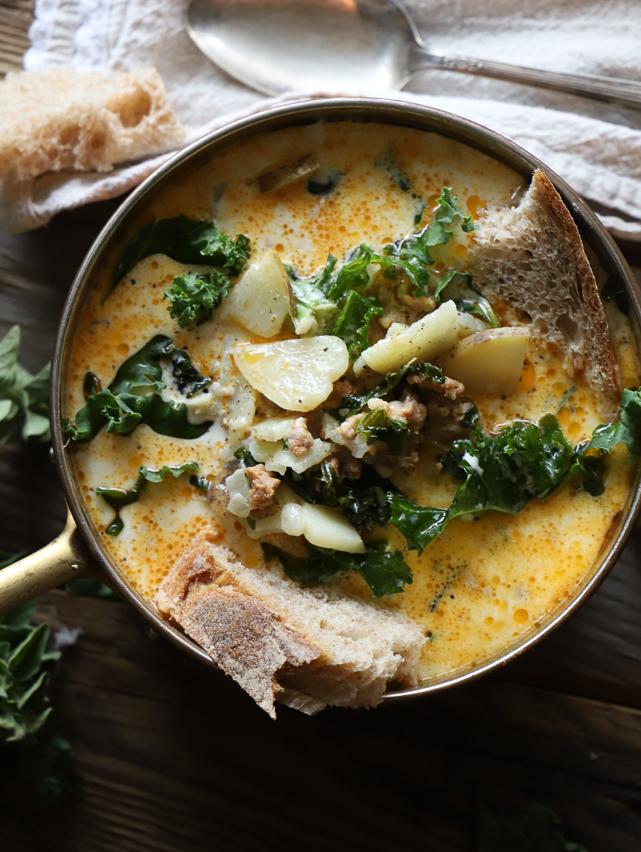 30 Minute Rustic Zuppa Toscana - Butternut and Sage